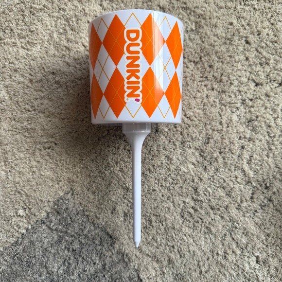 Dunkin Donuts | Kitchen | Dunkin Donuts Golf Tee Cup Holder Orange ...